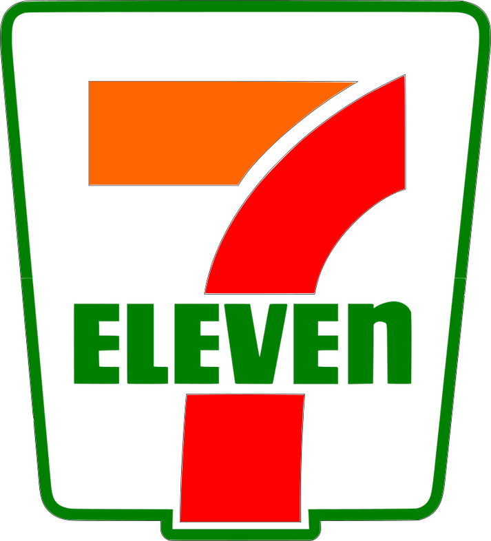711 Logo Stacked Sign SVG – On Points Designs