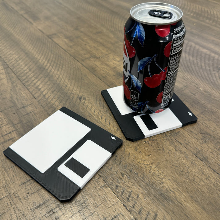 Floppy Disk Coaster STL – On Points Designs