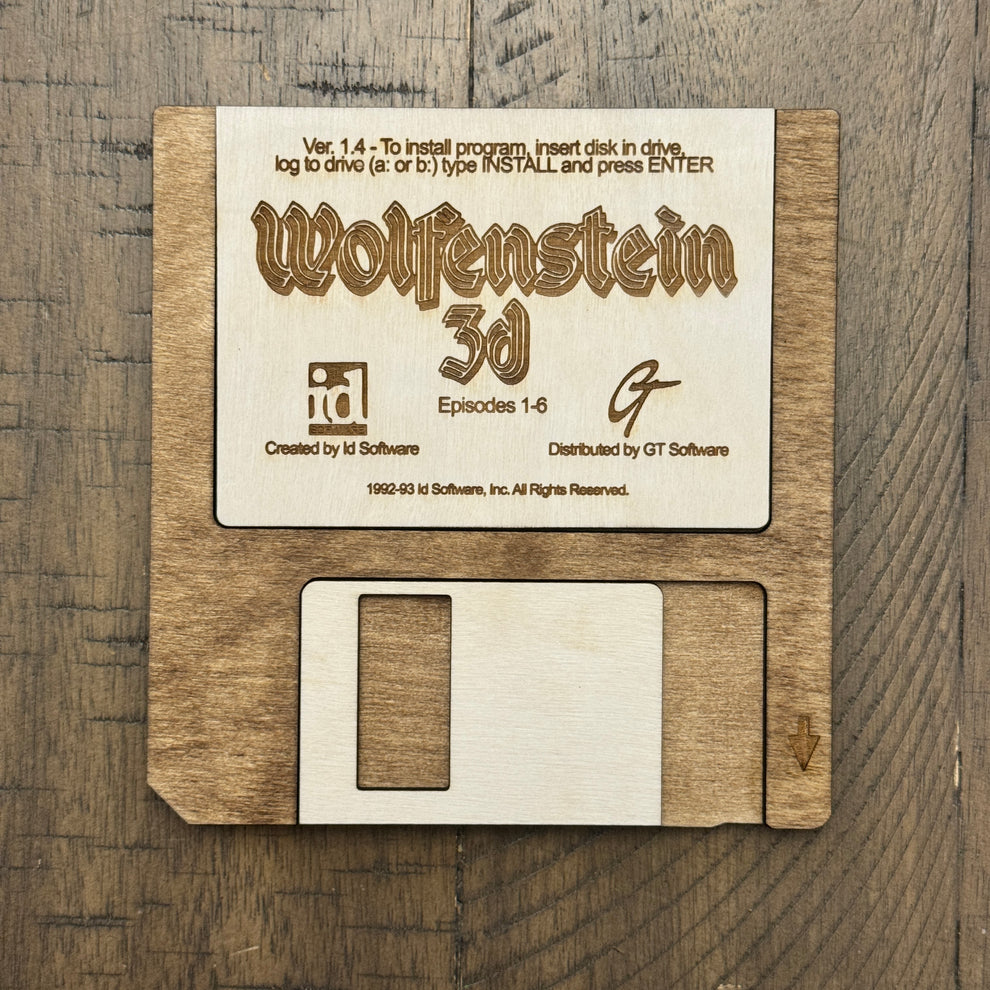 Wolfenstin 3D Floppy Disk SVG – On Points Designs
