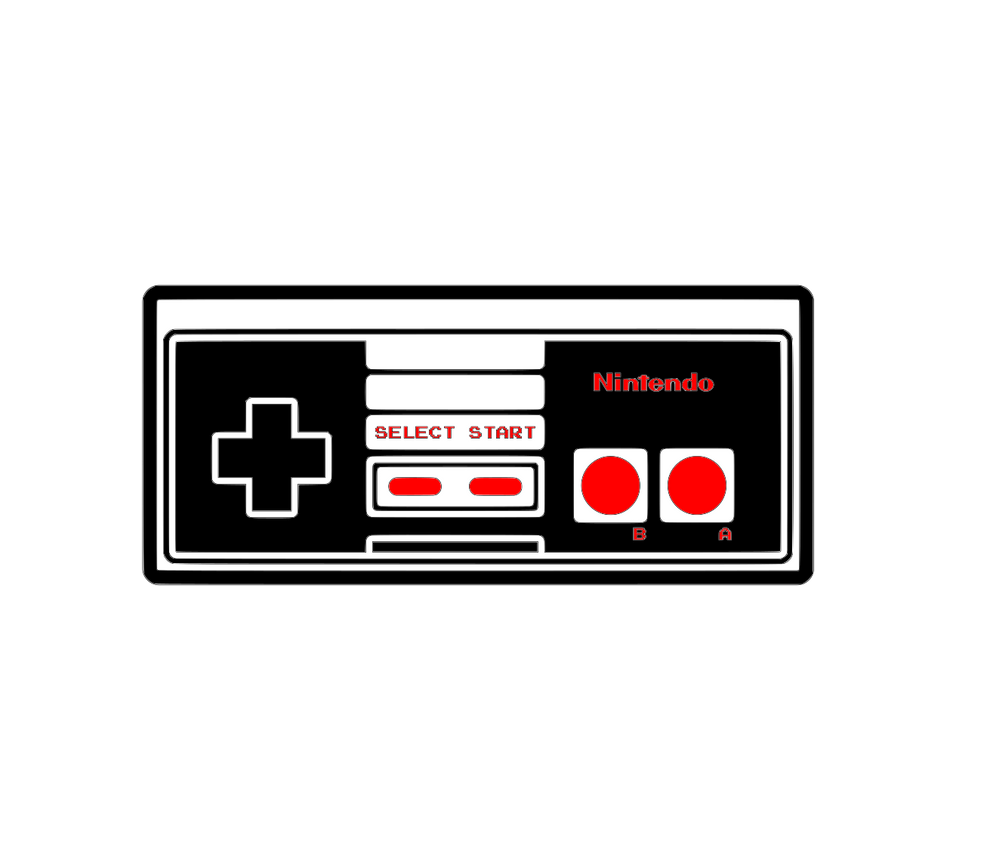 NES Controller SVG – On Points Designs