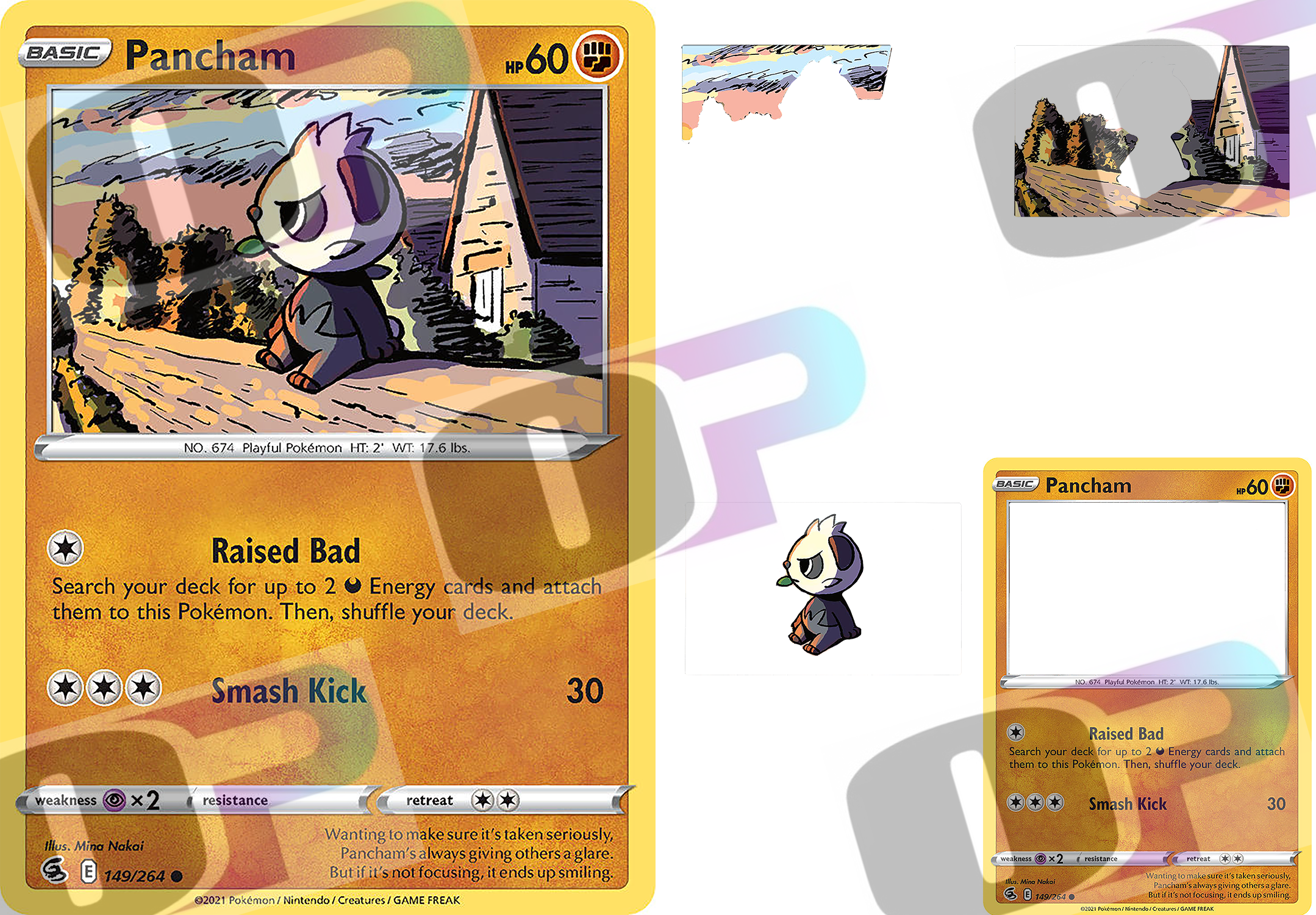 Pan cham Stacked Image Sublimation SUB – On Points Designs